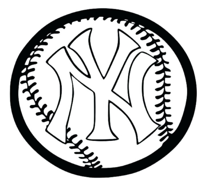 Baseball Logo Coloring Pages At GetColorings Free Printable | Fanny ...