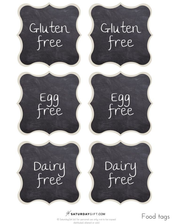 Free Printable Food Tags For Buffet Fanny Printable