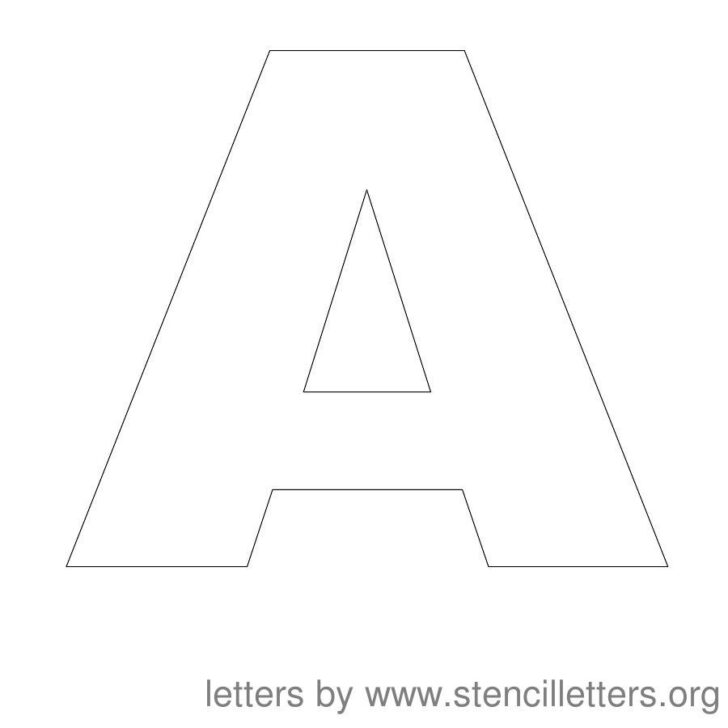 Free Printable 10 Inch Letter Stencils Free Printable | Fanny Printable