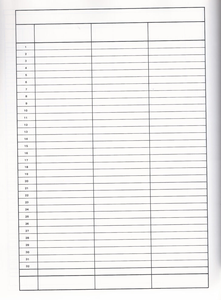 Free Printable 4 Column Ledger Paper Free Printable | Fanny Printable