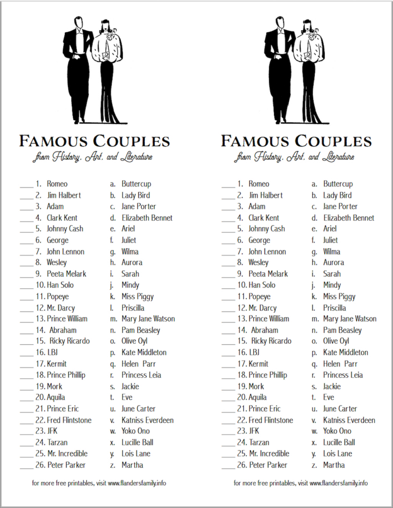 Free Printable Compatibility Test For Couples Free Printable | Fanny ...