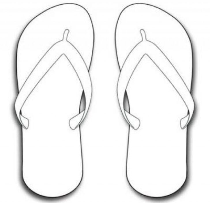 Free Printable Flip Flop Pattern Free Printable | Fanny Printable