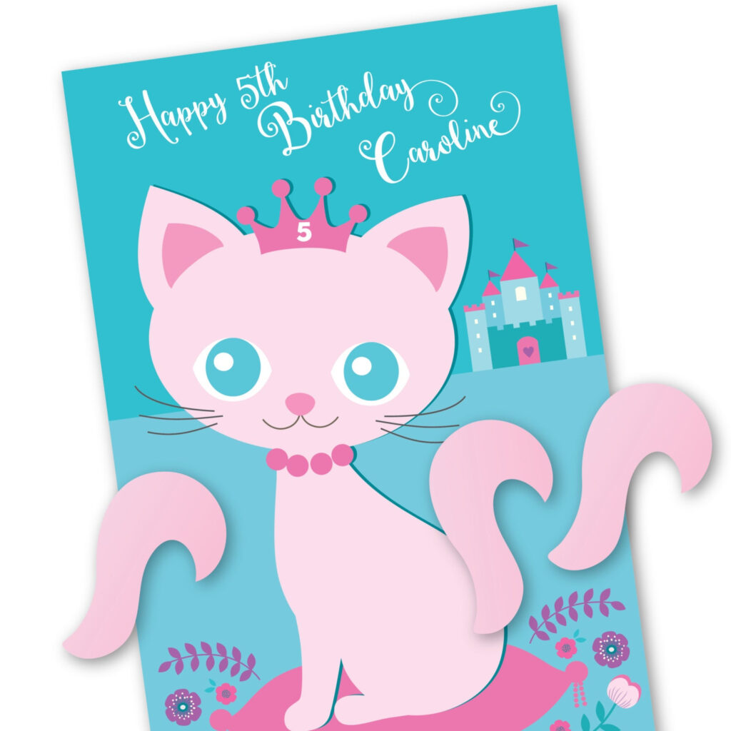 Pin The Tail On The Kitty Cat Party Game DIY Party Game Party | Fanny ...