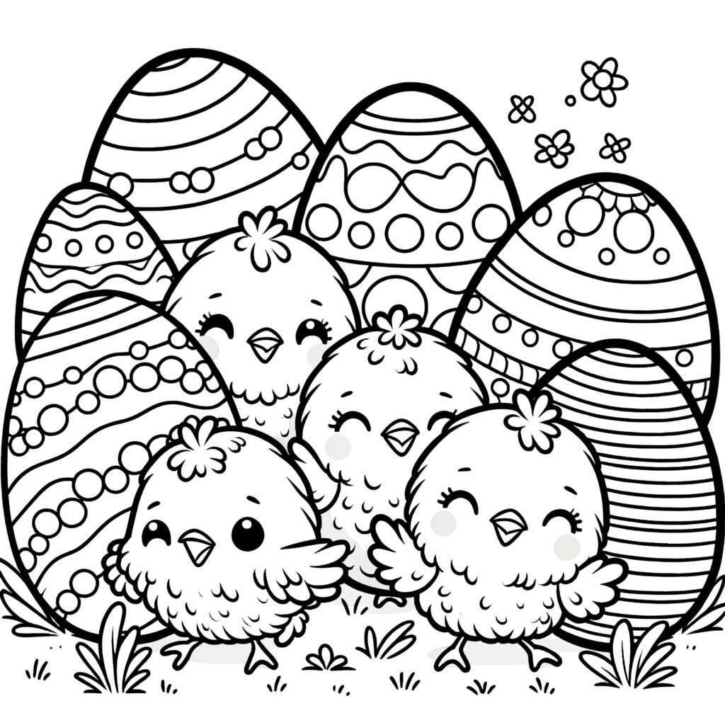 Easter Chick Template Printable | Fanny Printable