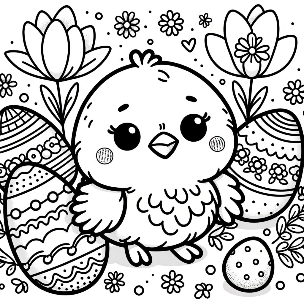 Easter Chick Template Free Printable | Fanny Printable