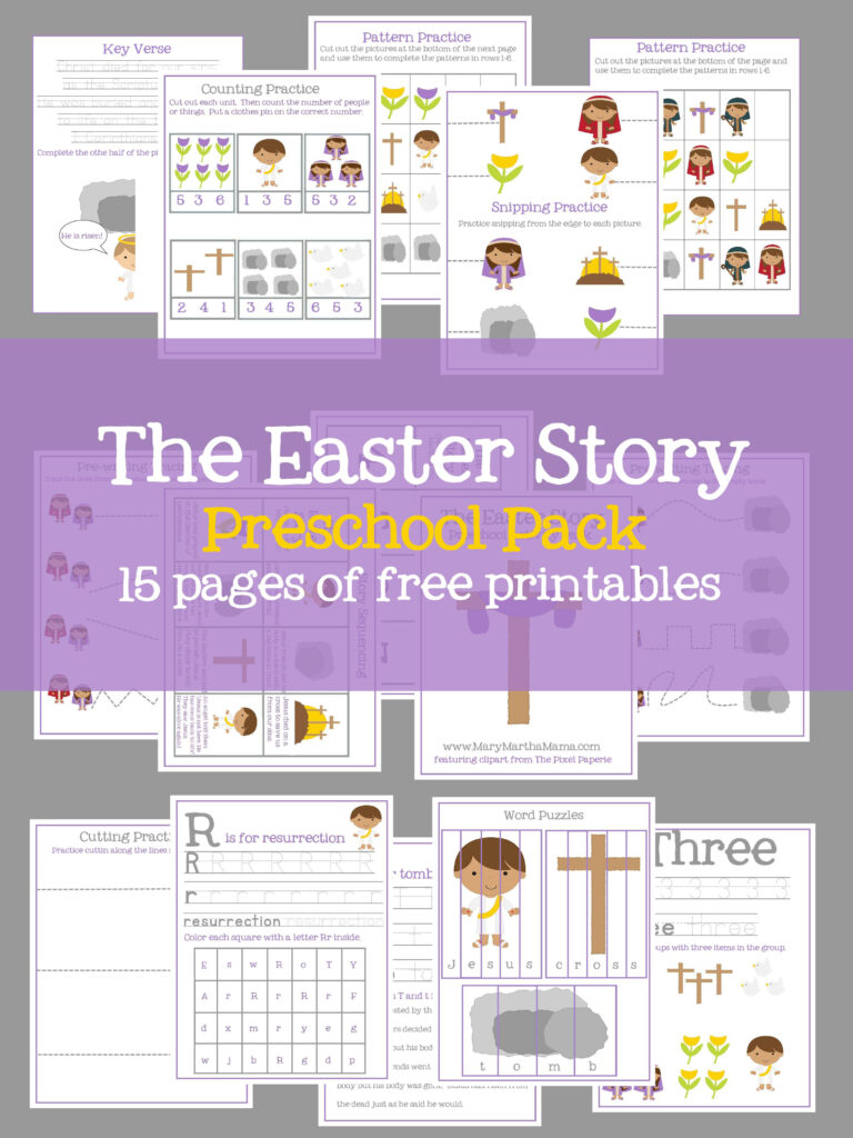 The Easter Story Booklet Printable | Fanny Printable