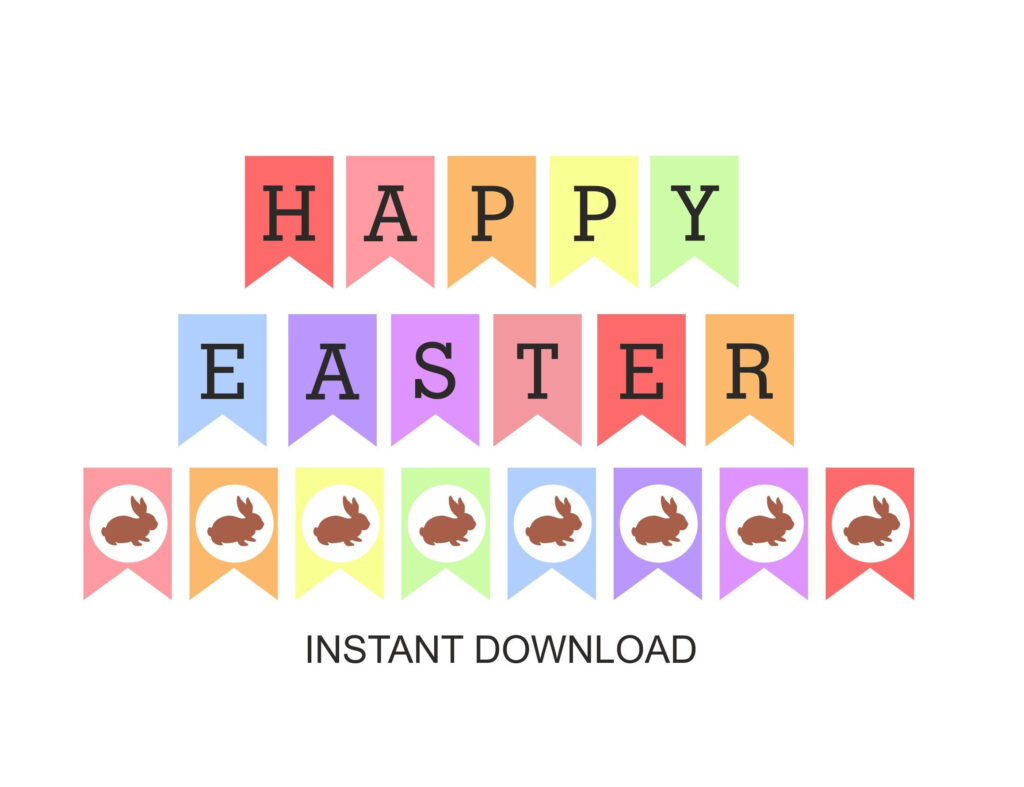 Happy Easter Sign Printable | Fanny Printable