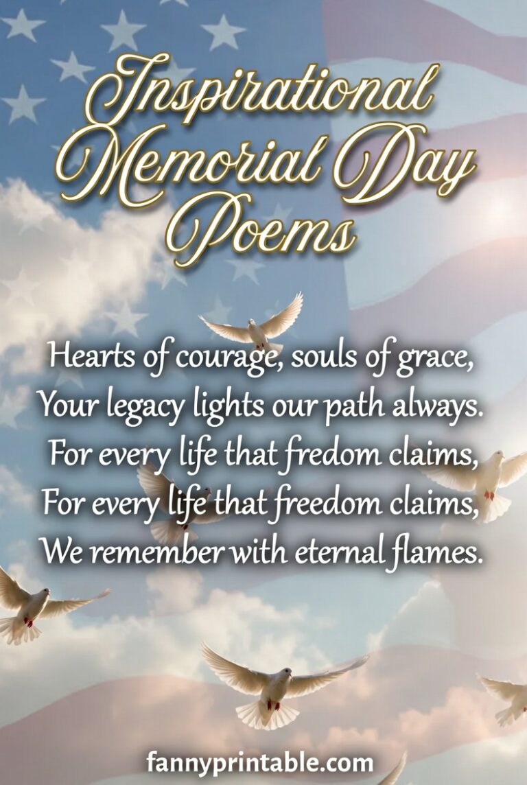 Inspirational Memorial Day Poems To Uplift Hearts