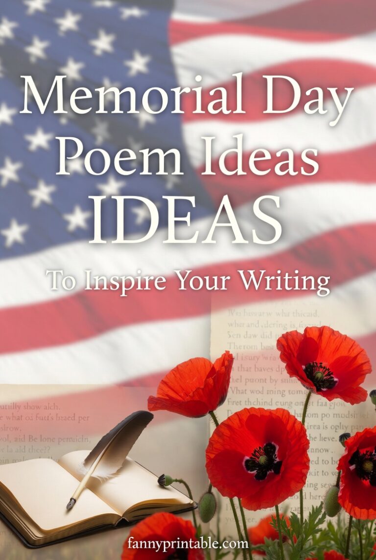 Memorial Day Poem Ideas To Inspire Your Writing