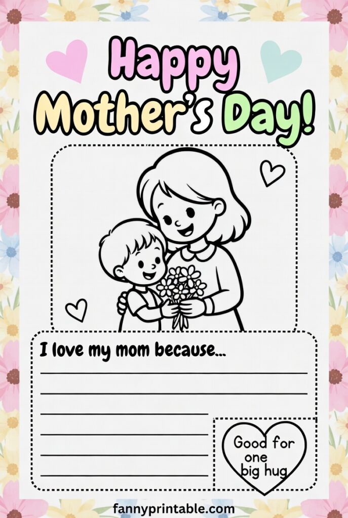 Mother's Day Printable Worksheets 2026