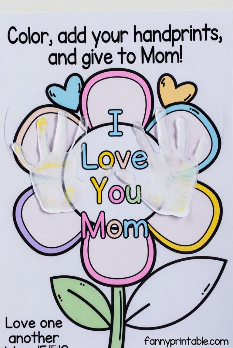 Mother's Day Sunday School Craft Printable 2026