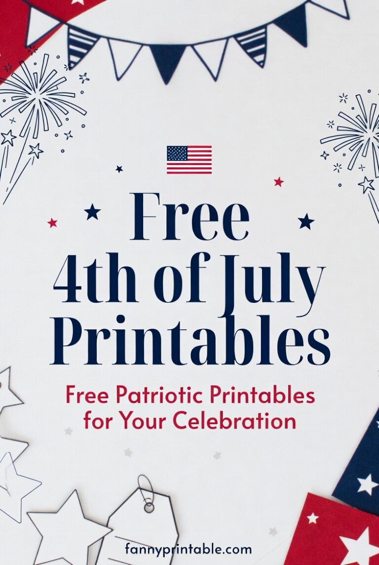 Free 4th Of July Printables 2026: 50+ Patriotic Downloads