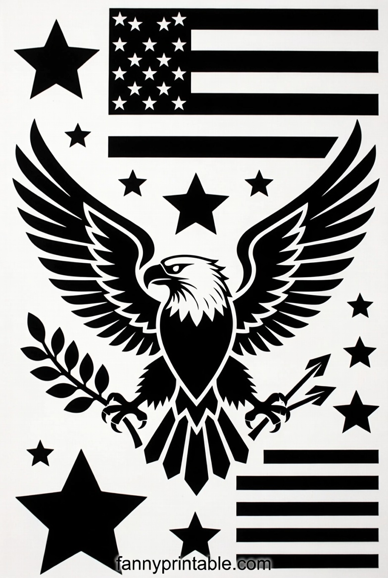 Free Printable 4th Of July Stencils (2026)